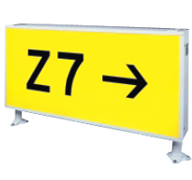 PVO - Airfield Guidance Sign, Fluorescent - ADB SAFEGATE