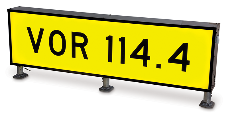 AGSB-L - Airfield Guidance Sign, LED, ICAO/TP 312 - ADB SAFEGATE