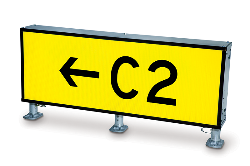 AGSF-L - Airfield Guidance Sign, LED, L-858(L), FAA - ADB SAFEGATE